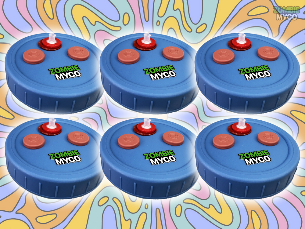 Liquid Culture Lid - Leak Proof Modified Lid - With Injection Port And